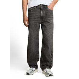Herren 5-Pocket-Jeans "Style ELLIOT Baggy", grau, Gr. 33, Tom Tailor Denim, unifarben, Denim/Jeans, Obermaterial: 100% Baumwolle. Futter: 65%