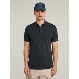 G-Star Raw G-STAR Herren Poloshirt "Dunda Overdyed Slim Poloshirt", schwarz, Gr. XXL, Obermaterial: 95% Baumwolle, 5% Elasthan, Shirts