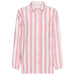 s.Oliver Damen Pyjamaoberteil, Gr. 32, rosa, Web, Obermaterial: 100% Viskose, gestreift, Shirts, mit breiten Streifen