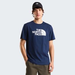 The North Face Herren T-Shirt "M EVOLUTION HALF DOME REGULAR SHORT SLEEVE TEE", blau, Gr. S, Obermaterial: 100% Baumwolle, Shirts, sportliche
