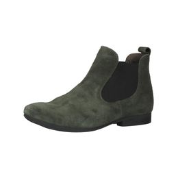 Think! THINK Damen Stiefelette "Think Stiefelette Veloursleder/Textil", Gr. 36,5, gr&uuml;n, Textil, Veloursleder, Schuhe