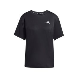 adidas Performance Funktionsshirt 'Ess' Damen Gr&ouml;&szlig;e L schwarz / wei&szlig;