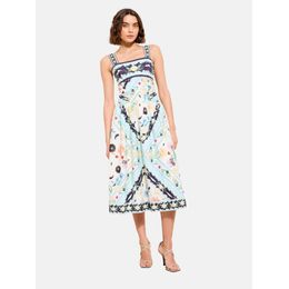 Lipsy Kleid Damen Gr&ouml;&szlig;e 46 nachtblau / hellblau / mint / wei&szlig; Sommerkleid