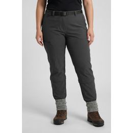 Maier Sports Damen Zip-off-Hose "Da-Zip Off Hose el. Arolla", grau, Gr. 34, Obermaterial: 90% Polyamid, 10% Elasthan, Hosen, mit Zipp-off-Funktion,
