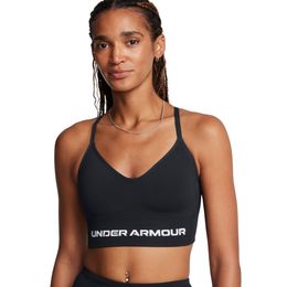 Under Armour Damen Sport-BH "VANISH SEAMLESS LOW BRA", Gr. XL, schwarz, Web, Obermaterial: 88% Polyester, 12% Elasthan, unifarben, BHs, nahtlose
