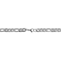 Adelia&acute;s ADELIA ́S Damen Kette ohne Anh&auml;nger "Halskette &ndash; Figarokette aus Edelstahl", 60, Edelstahl, silber, Edelstahl, Halsketten, Perfekt als Geschenk zum