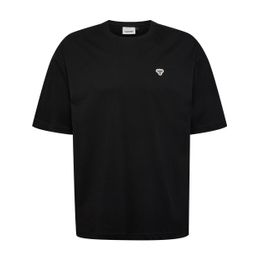 Hummel Damen T-Shirt, schwarz, Gr. XL, Obermaterial: 85% Baumwolle, 15% Polyester, Shirts, Kurzarm-Design, aus Baumwolle und Polyester