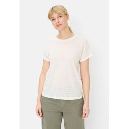 Camel Active T-Shirt mit Rundhalsausschnitt aus reiner Baumwolle in Milchwei&szlig; | Gr.: XXL