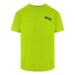 Plein Sport Basic Kurzarm Logo T-Shirt in Gelb
