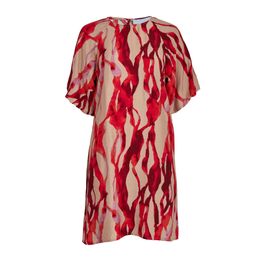 Minus Kleid 'Rikki' Damen Gr&ouml;&szlig;e 38 beige / pink / rot Sommerkleid