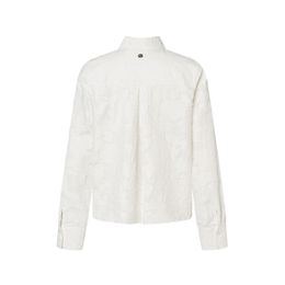 JOOP! JOOP Damen Hemdbluse "Bessia"wei&szlig;, Gr. 42, unifarben, Web, Obermaterial: 100% Baumwolle, Blusen, mit Strukturmuster