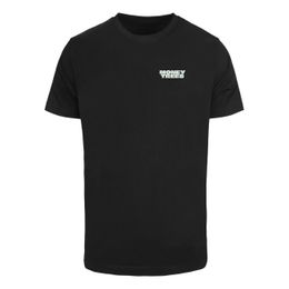 MisterTee Herren T-Shirt "MisterTee Money Trees Tee", schwarz, Gr. M, bedruckt, 100% Baumwolle, Shirts