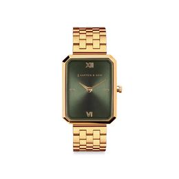Kapten & Son Kapten & Son Uhr 'Grace Gold Steel' Damen Gr&ouml;&szlig;e One Size gold / gr&uuml;n