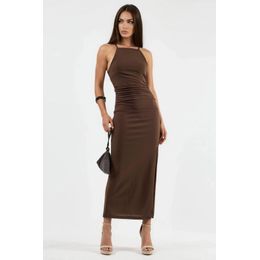 Maxikleid mit Drapierung