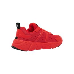Karl Kani Damen Sneaker "Karl Kani Runner", Gr. 43, rot, Leder, Schuhe