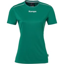 Kempa Damen T-Shirt "Shirt POLY WOMEN", gr&uuml;n, Gr. XL, Obermaterial: 100% Polyester Pol. recyc.., Shirts