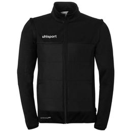 Uhlsport Regenjacke "Essential Multijacke M. Abn. &Auml;rmeln" in Schwarz | Gr.: 4XL