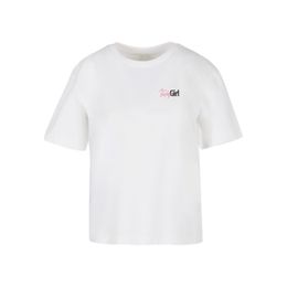 MISS TEE Damen T-Shirt "Miss Tee Friday Girl Tee", wei&szlig;, Gr. M, bedruckt, 100% Baumwolle, Shirts