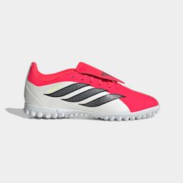 M&auml;dchen Fu&szlig;ballschuh "PREDATOR CLUB FOLD-OVER TONGUE TURF KIDS", adidas Performance, Gr. 35lucid rot, core schwarz, ftwr wei&szlig;, Synthetik, Schuhe, f&uuml;r