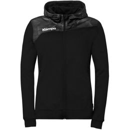 Kempa Trainingsjacke "Athletics 29 Kapuzenjacke Damen" in Schwarz | Gr.: XXL