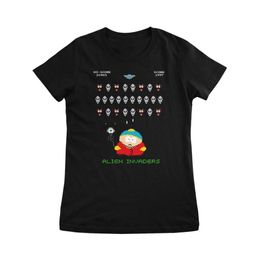 T-Shirt "South Park Aliens Invaders Girly Tee" in Schwarz | Gr.: 4XL
