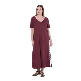 Ulla Popken Kleid in weinrot | Gr.: 54-56
