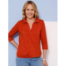 Sieh an! Poloshirt in rostrot | Gr.: 40