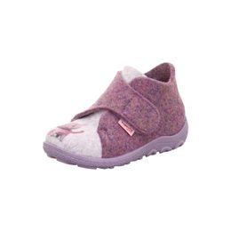 Superfit Geschlossener Hausschuh HAPPY OCTI in Lila/Grau | Gr.: 21