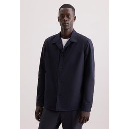 Seidensticker Herren Hemdjacke, blau, Gr. XXL, unifarben, Obermaterial: 100% Polyester. Futter: 90% Daunen, 10% Federn, Jacken