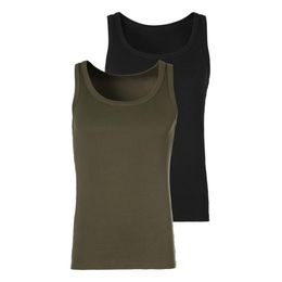 H.I.S. H.I.S Tanktop in khaki, schwarz | Gr.: L