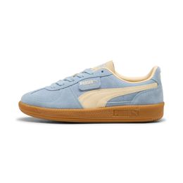Puma Damen Sneaker "PALERMO", Gr. 37, blau, Leder, unifarben, Schuhe, f&uuml;r Alltag, aus Leder, mit Schn&uuml;rverschluss