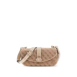Guess Umh&auml;ngetasche 'Guess Sac Bandouli&egrave;re Jessa Girlfriend Sat Latte Logo JG836220' Damen Gr&ouml;&szlig;e One Size braun