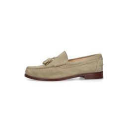 Henry Stevens Herren Loafer "Riley M TL", Gr. 47, beige, Kalbsvelours, Schuhe