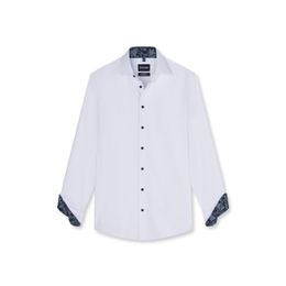 OLYMP Herren Businesshemd "OLYMP Luxor 24/Seven, Modern Fit, New Kent", wei&szlig;, Gr. 37, 64% Baumwolle, 27% Polyester, 9% Elasthan, Hemden