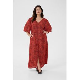 Kaffe curve Kleid KCaliana A-shape in Grenadine Graphic Animal | Gr.: 52