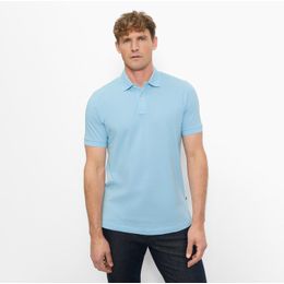 OLYMP Herren Poloshirt "Casual", blau, Gr. S, Piqu&eacute;, Obermaterial: 100% Baumwolle, Shirts