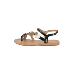 Les Trop&eacute;ziennes par M Belarbi Flache Ledersandalen &bdquo;Holly&ldquo; Schwarz | Gr.: 36