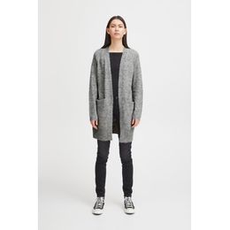 Ichi Strickjacke IHKAMARA Loose fit in Grey melange | Gr.: S