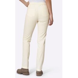 Heine Damen Cordhosechampagner, Gr. 40, unifarben, 98% Baumwolle, 2% Elasthan, Hosen
