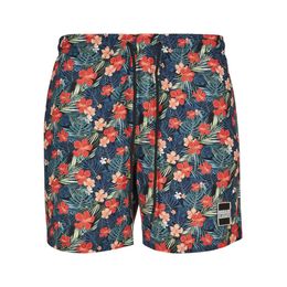 Urban Classics Beachwear - Bottom in blk/tropical | Gr.: S