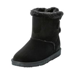 sheego Damen Stiefelette, Gr. 42, schwarz, Lederimitat, Polyester, Schuhe