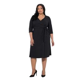 Ulla Popken Kleid in schwarz | Gr.: 66-68