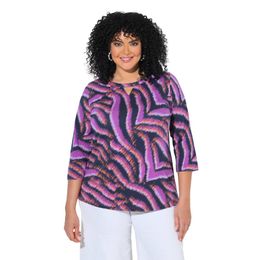 Ulla Popken Shirt in marine | Gr.: 46-48