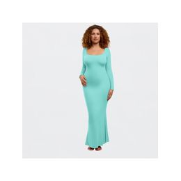 CFAB Maxi-Kleid in T&uuml;rkis Mint | Gr.: L