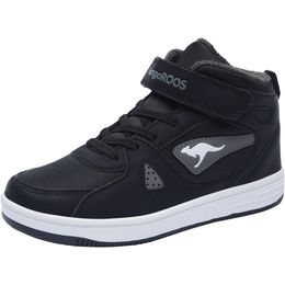 Kangaroos M&auml;dchen Sneaker "Kalley II EV", Gr. 29, schwarz-wei&szlig;, Synthetik, Schuhe, Warmfutter,Winterschuhe, Schn&uuml;rboots, Sneakerboots