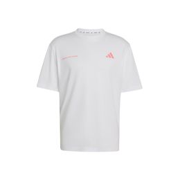 adidas Performance Funktionsshirt Herren Gr&ouml;&szlig;e XL himbeer / wei&szlig;