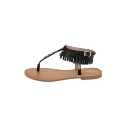 Les Trop&eacute;ziennes par M Belarbi Hataly-Ledersandalen Schwarz | Gr.: 37