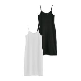 next Kleid Damen Gr&ouml;&szlig;e 46 schwarz / wei&szlig; Sommerkleid