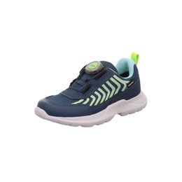 Superfit Sneaker RUSH in Blau/Hellgr&uuml;n | Gr.: 40
