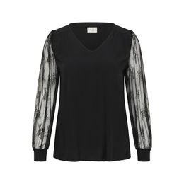 Kaffe CURVE Blouse 'Freya' female size XXL Black